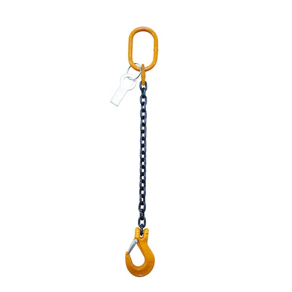 Starke Chain Sling, 3/8in, G80, Sling Hook, 3 ft SCSG8038-1LS-3 | Zoro